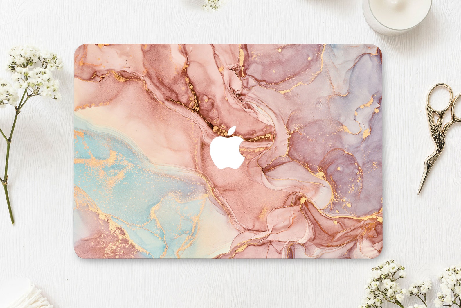 Marble Macbook Pro Case 16 Inch 2018 Macbook Air 13 Marbled - Etsy