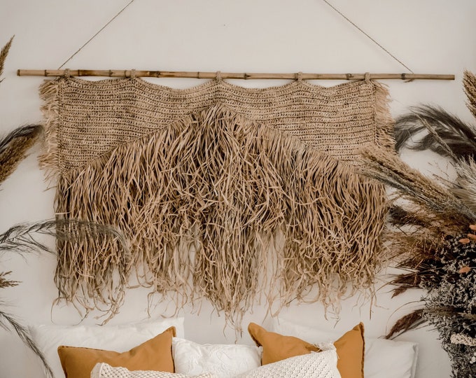 RATTAN WALL DECORATION Natural Rattan, Eco Friendly Wall Art ...