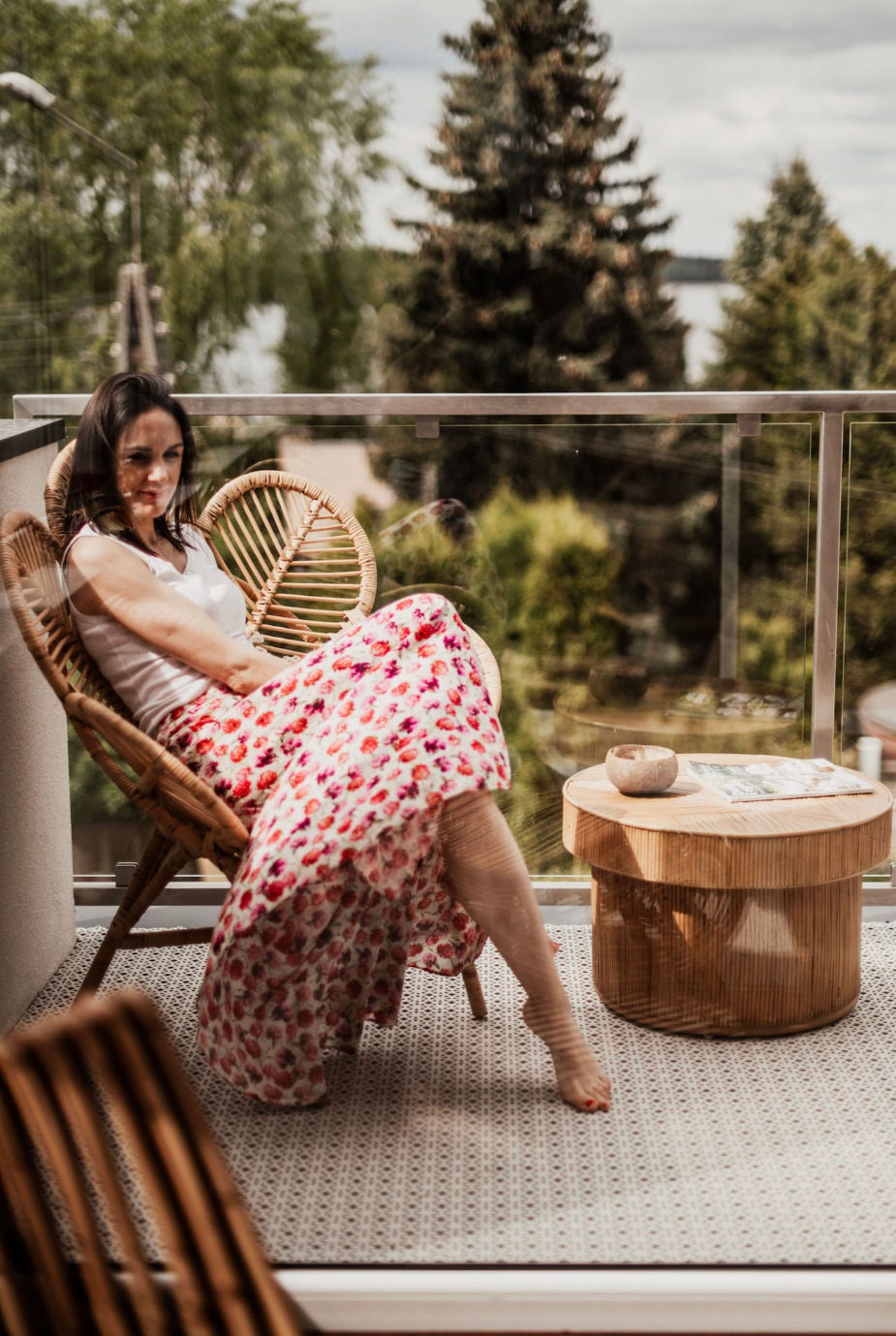 LARA ROUND TABLE Natural Rattan Table Coffee Table Rattan - Etsy