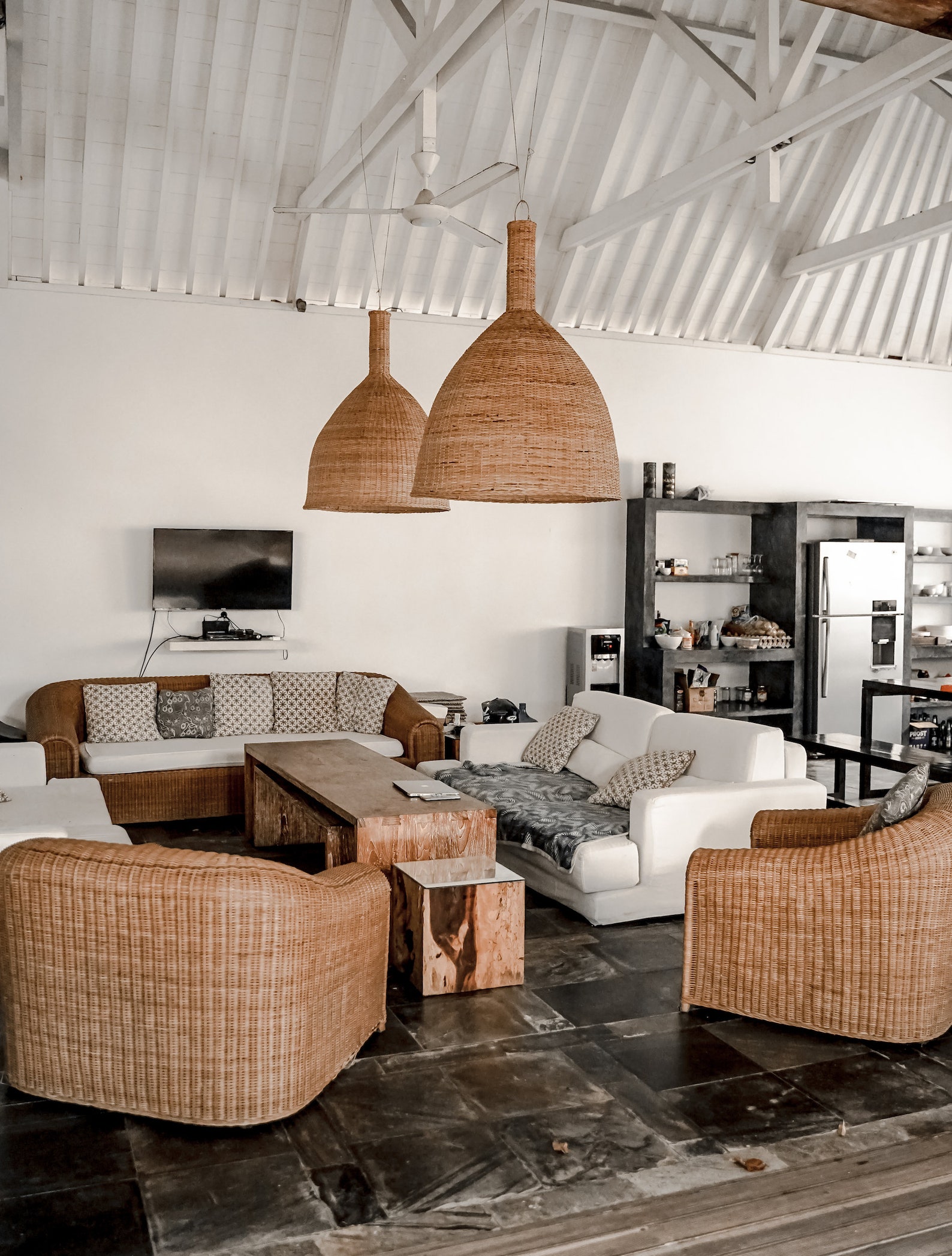 Large Dining Lamp Rattan Lighting Rattan Furniture Dining - Etsy