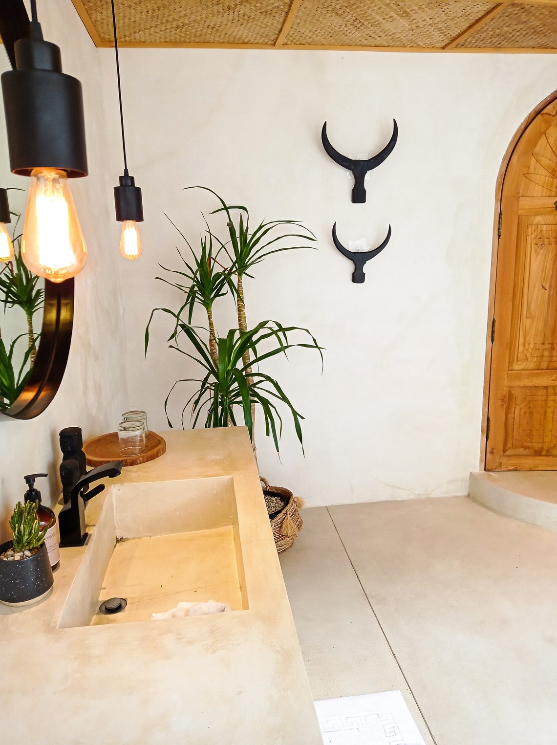 WALL DECO BULL Bull Head Decor Wall Decor Wall Accessory | Etsy