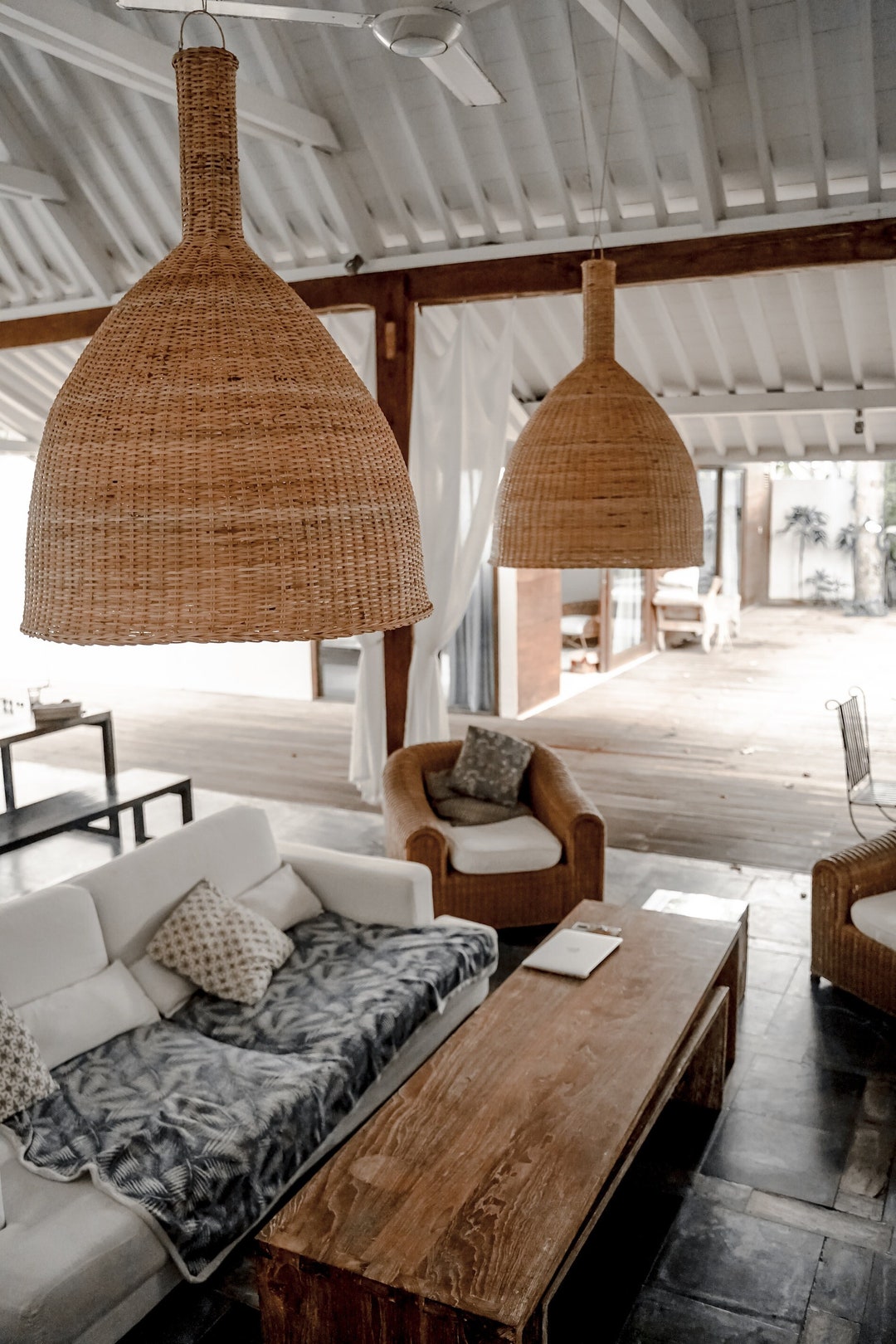 Large Dining Lamp Rattan Lighting, Rattan Furniture, Dining Lamp ...