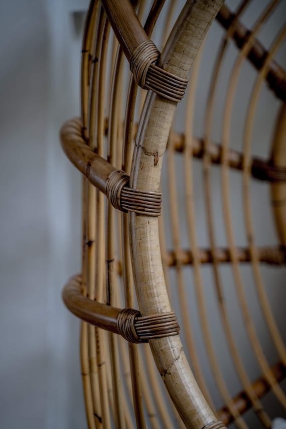 RATTAN HANGING CHAIR Rattan Hanging Chair Indoor Chair Outdoor Chair Natural Furniture Boho Home Aesthetic Decor Home Decor Etsy Canada