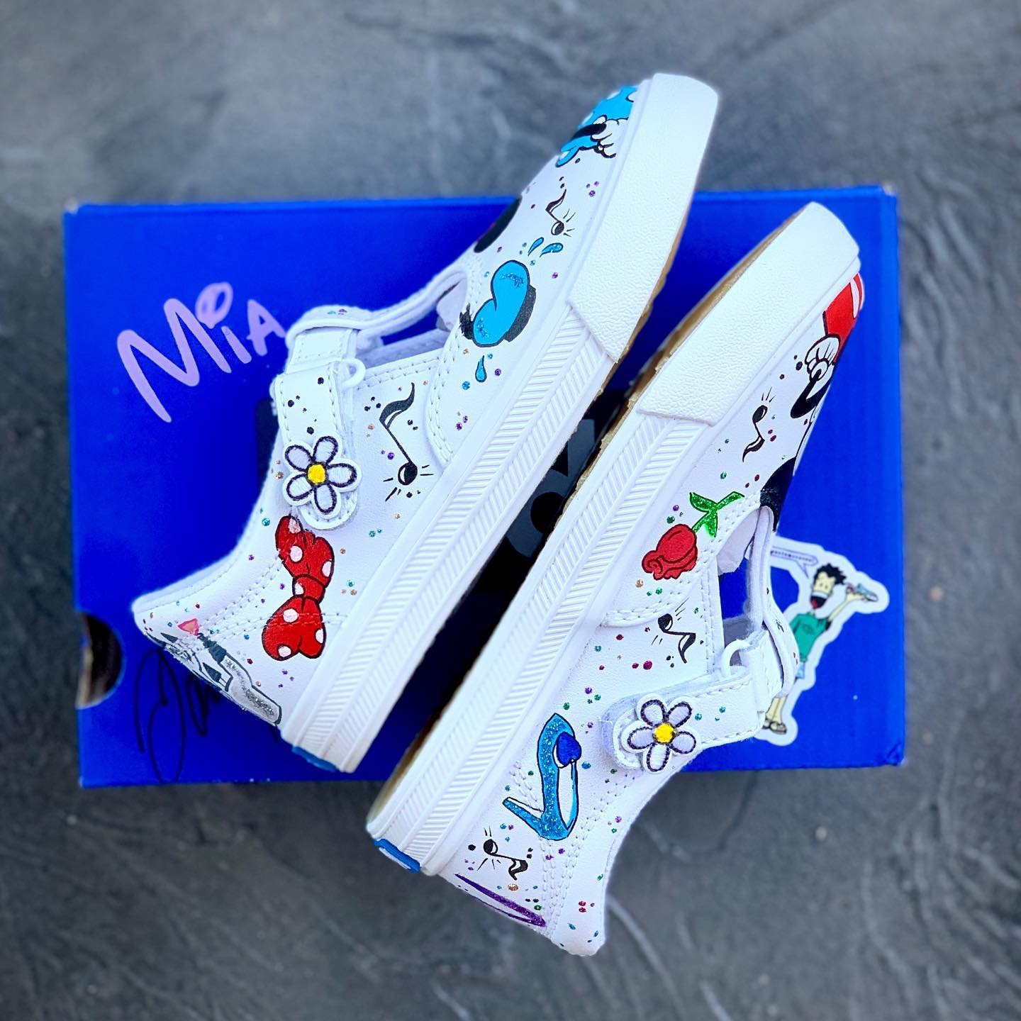 Custom Disney Kids Shoes - Etsy