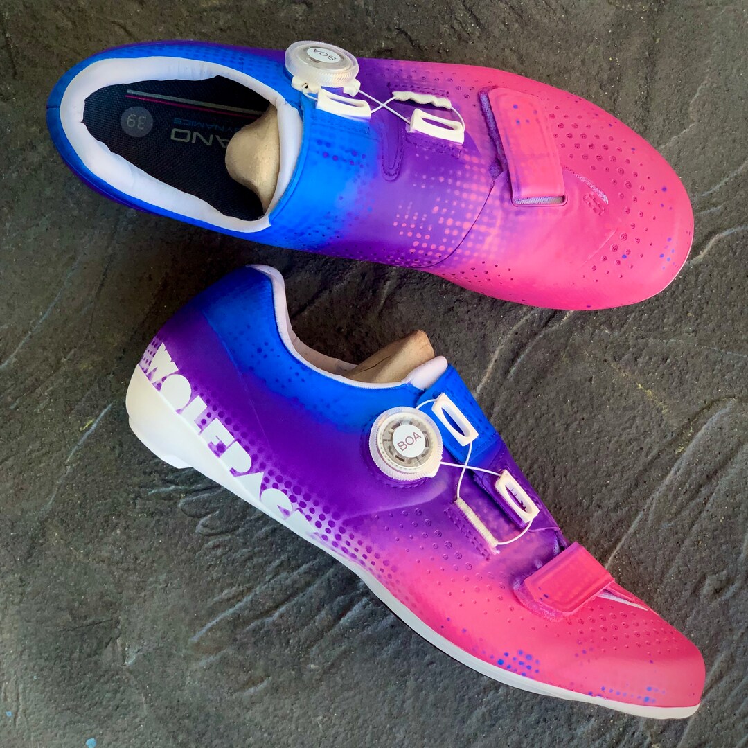Custom Painted Cycling Shoes - LEVEL 2 - Etsy