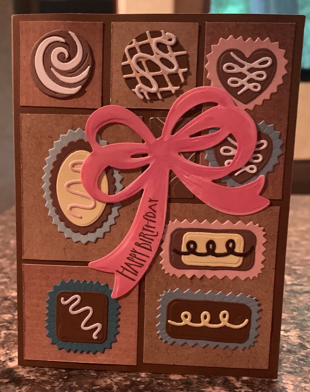 Birthday Chocolate Box Card - Etsy