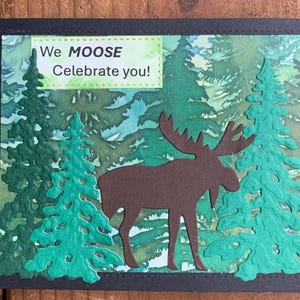 We MOOSE Celebrate Card - Etsy