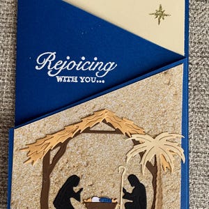 Christmas Nativity Card - Etsy