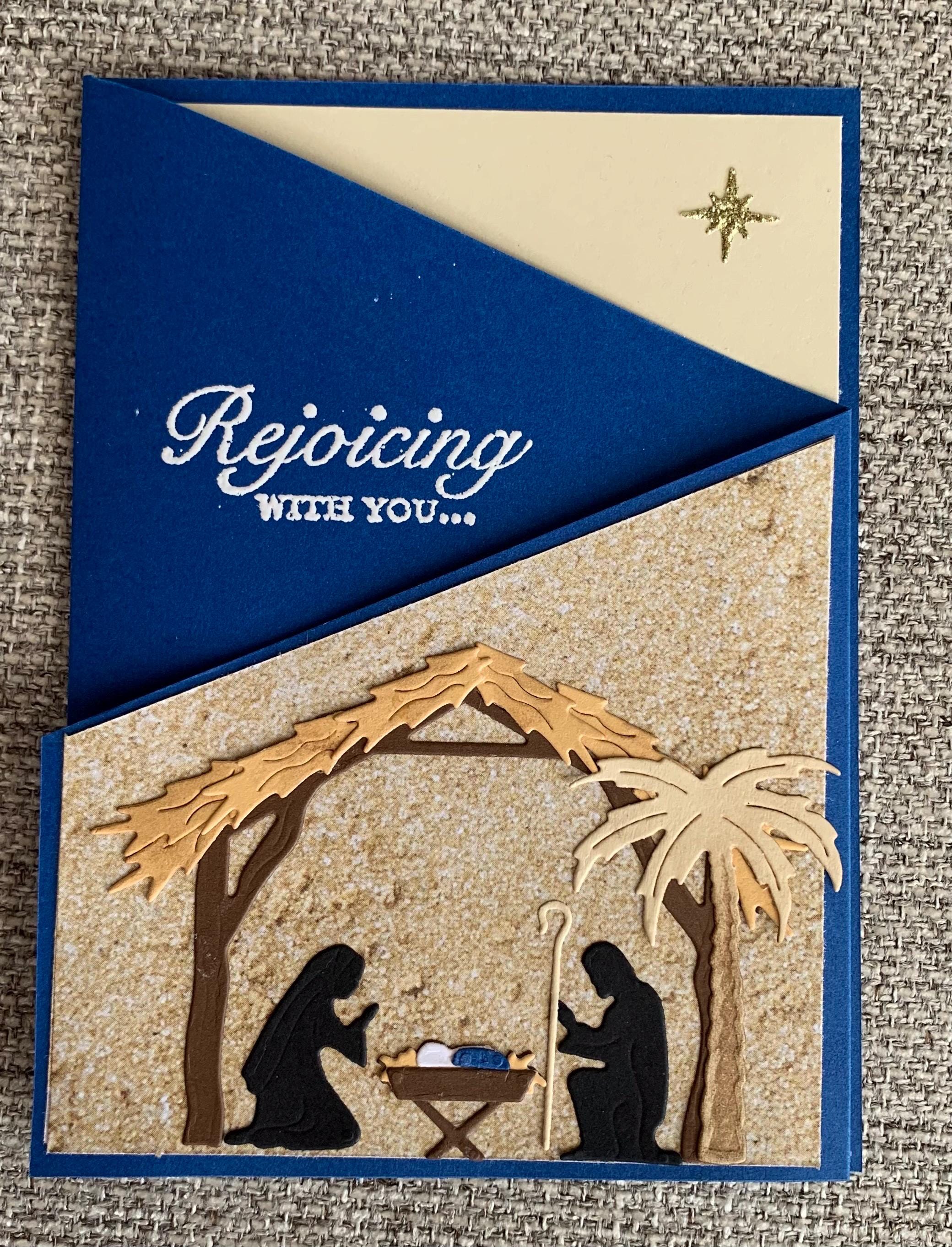 Christmas Nativity Card - Etsy