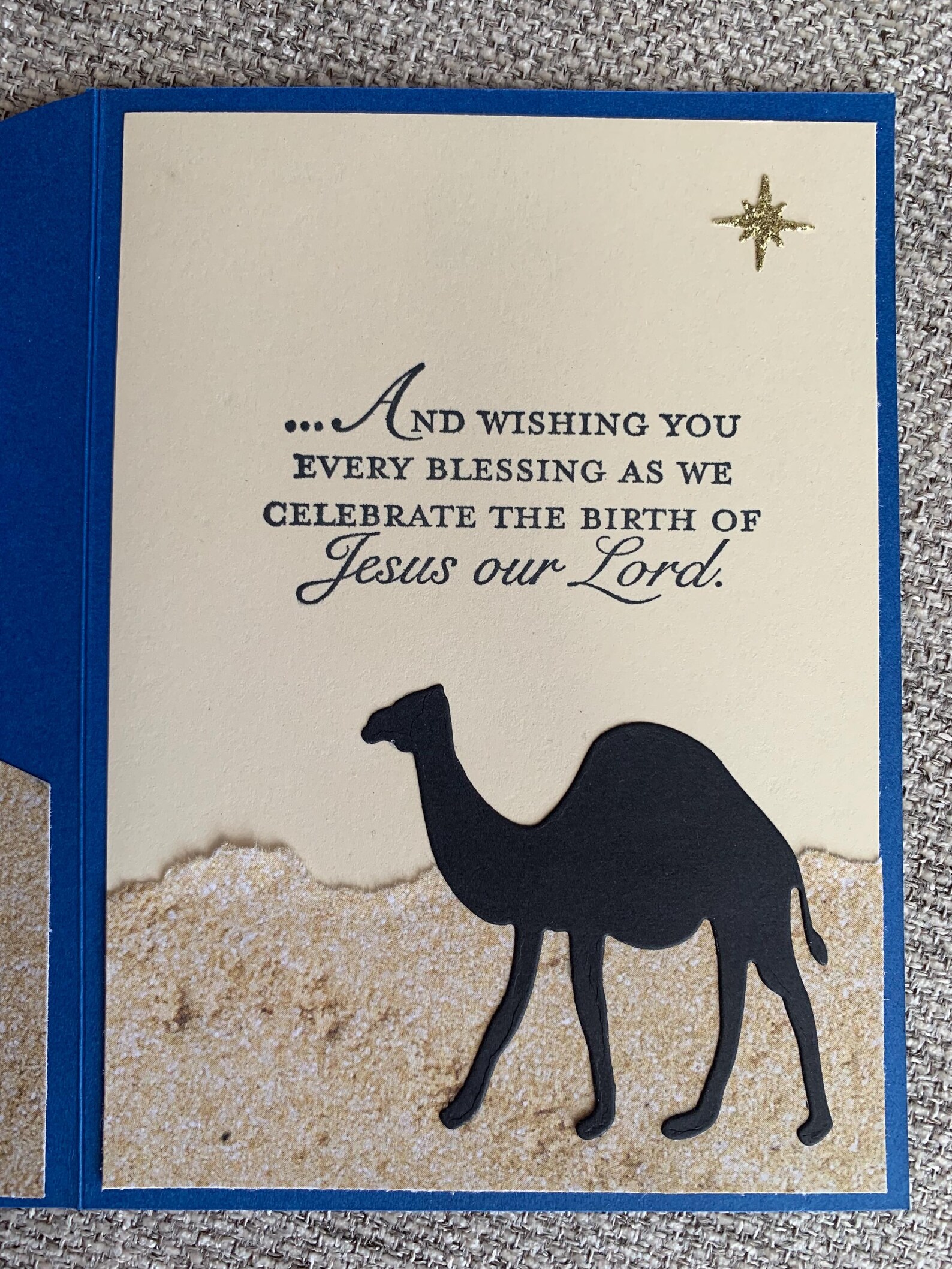 Christmas Nativity Card - Etsy