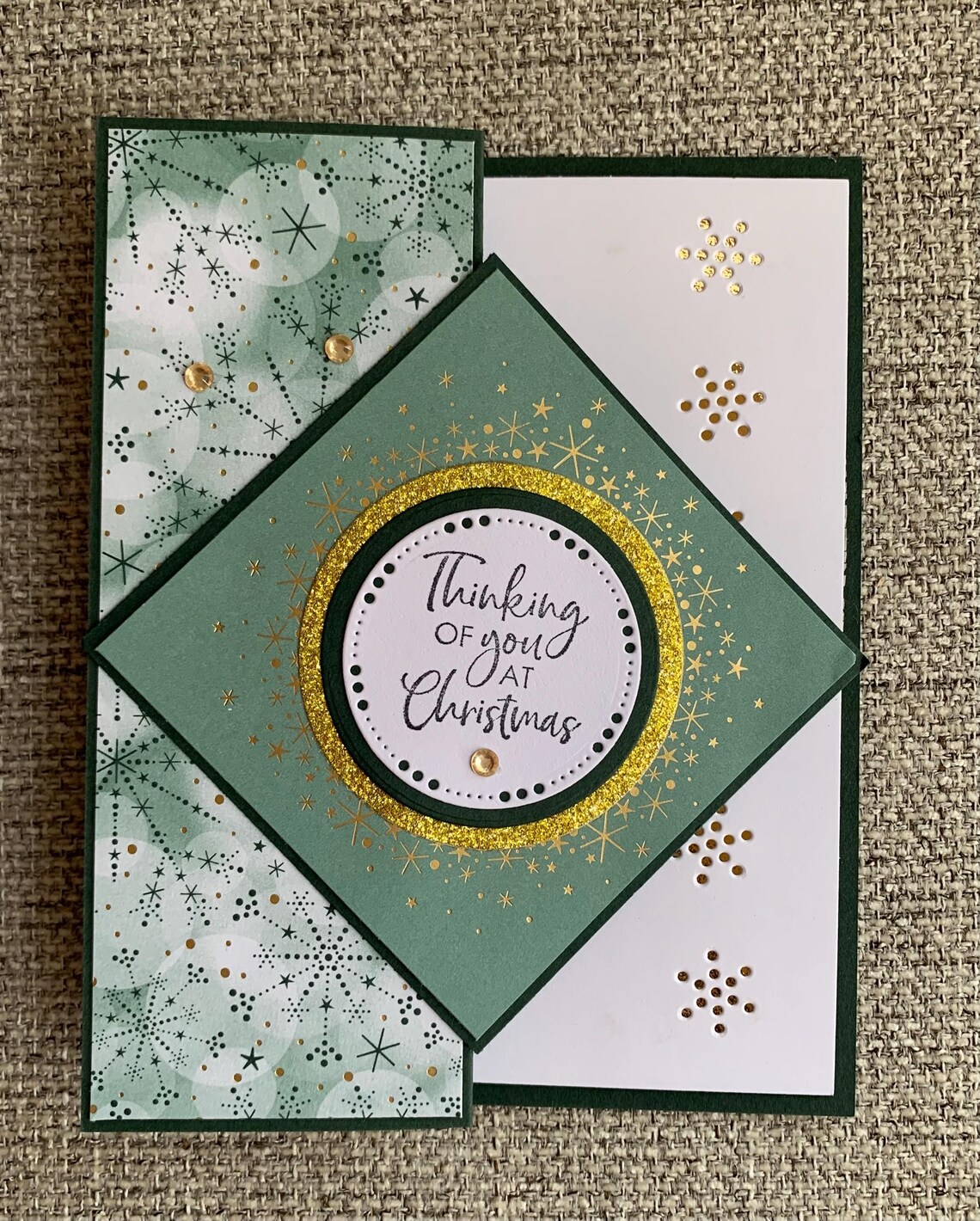 Sparkle Christmas Card - Etsy