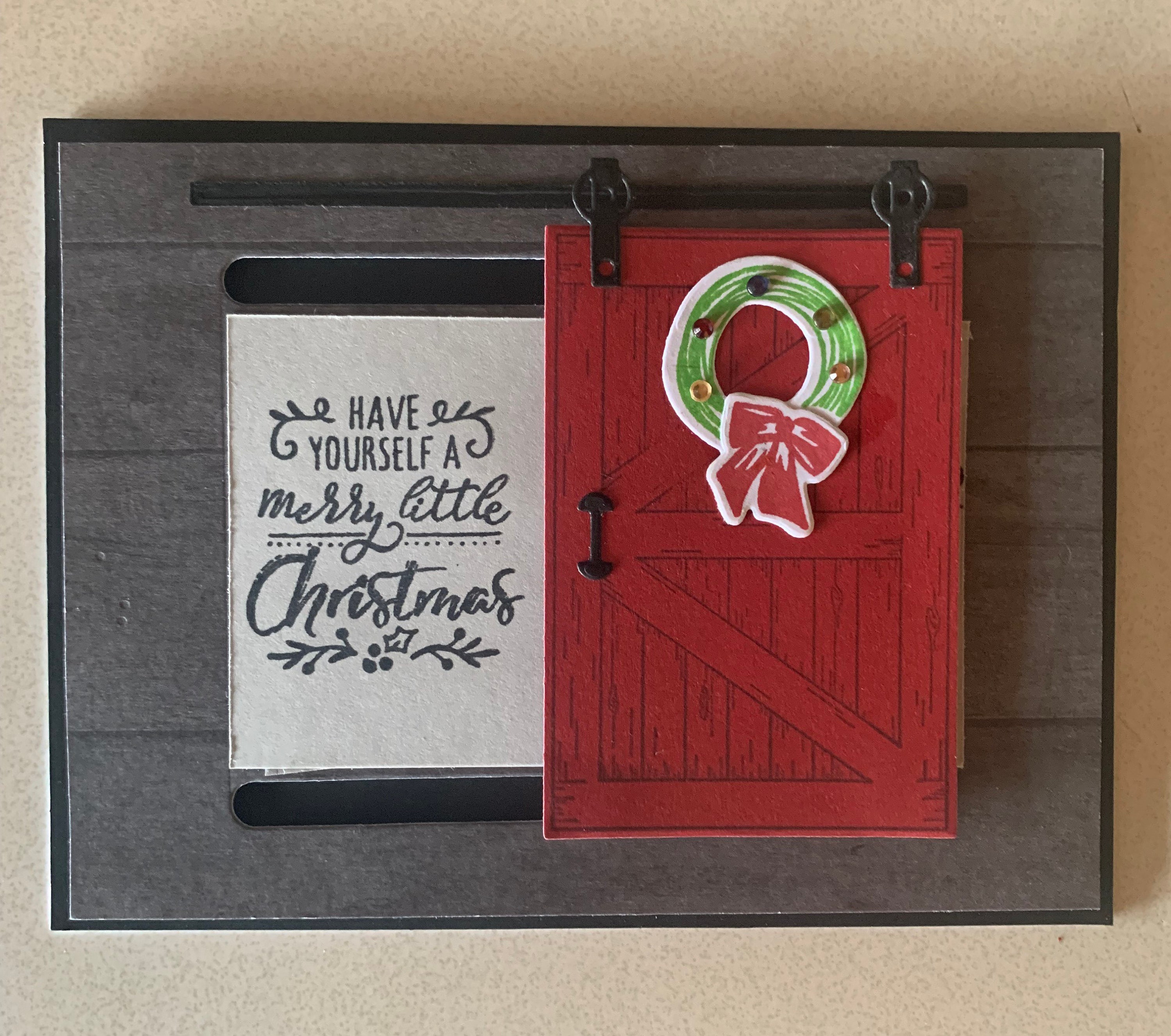 Barn Door Card - Etsy