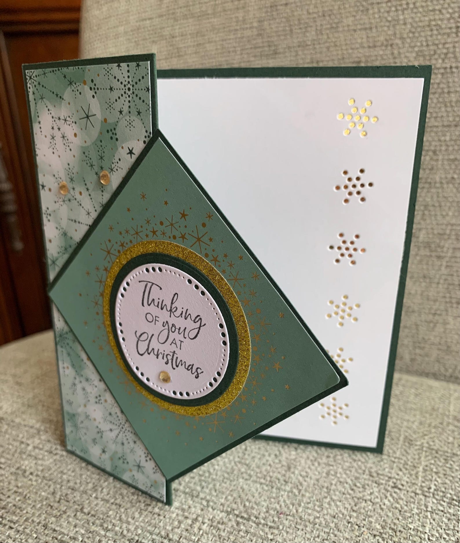 Sparkle Christmas Card - Etsy