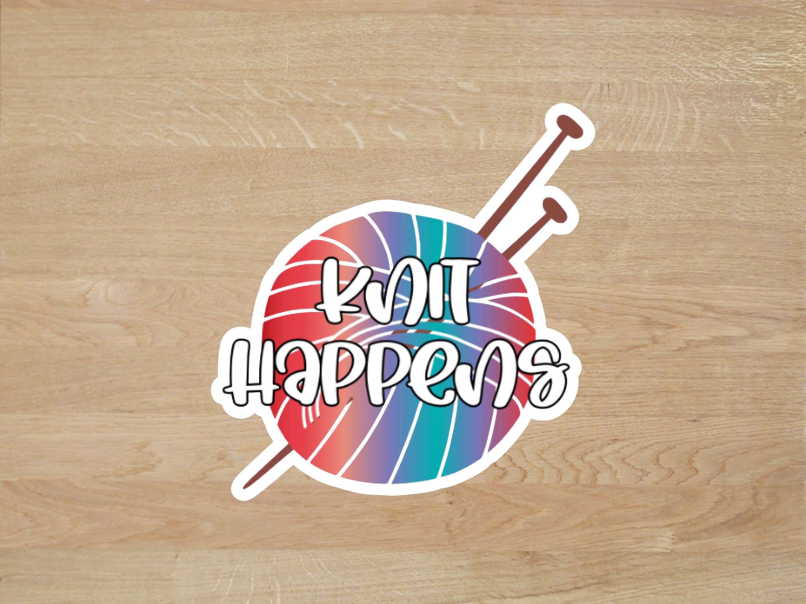 Knitting Stickers, Yarn Stickers, Knitting Needles, Knit Stickers ...