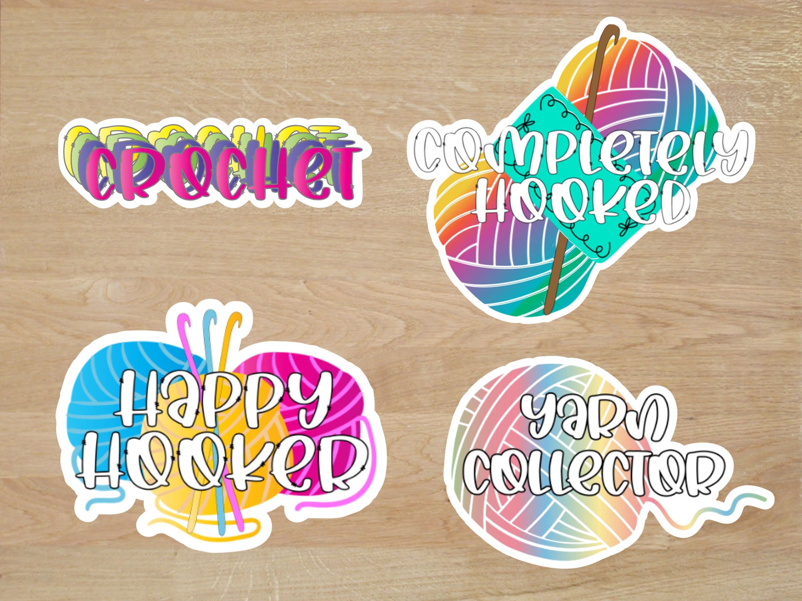 Crochet Stickers, Yarn Stickers, Crochet Hook, Crochet Stitches, Yarn ...