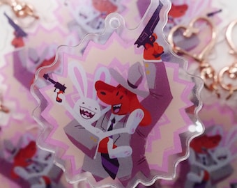 Sam and Max Keychain - Etsy