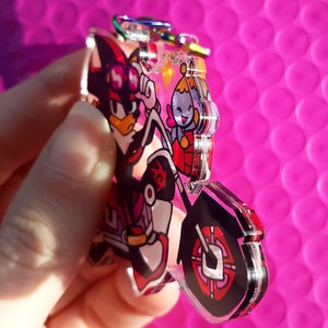 Shadow Bike Keychain - Etsy