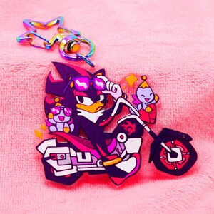 Shadow Bike Keychain - Etsy