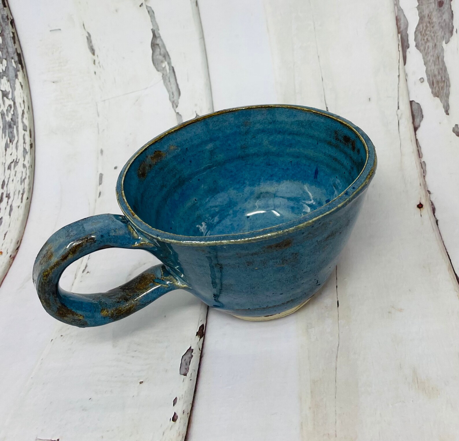 Blue Mug - Etsy