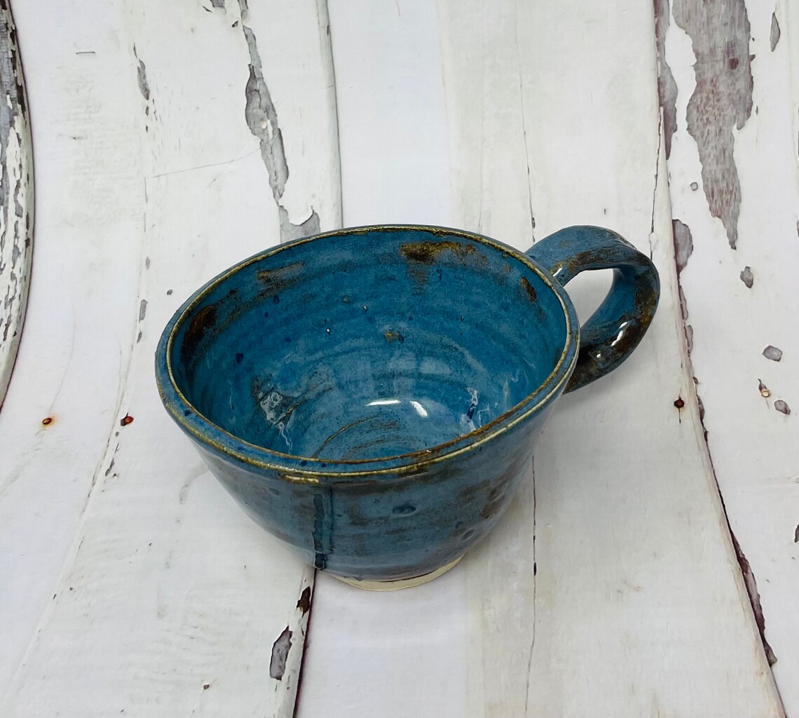 Blue Mug - Etsy