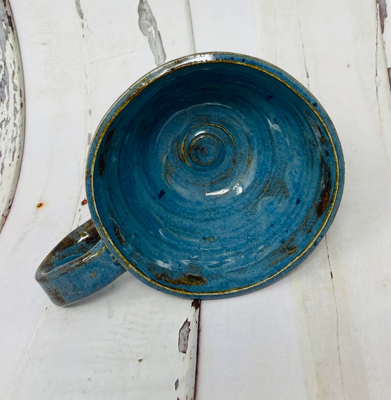 Blue Mug - Etsy