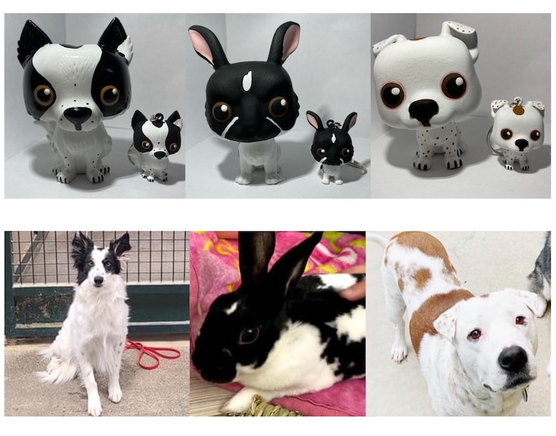 Pop Keychain Pet-dog-cat Combo - Etsy