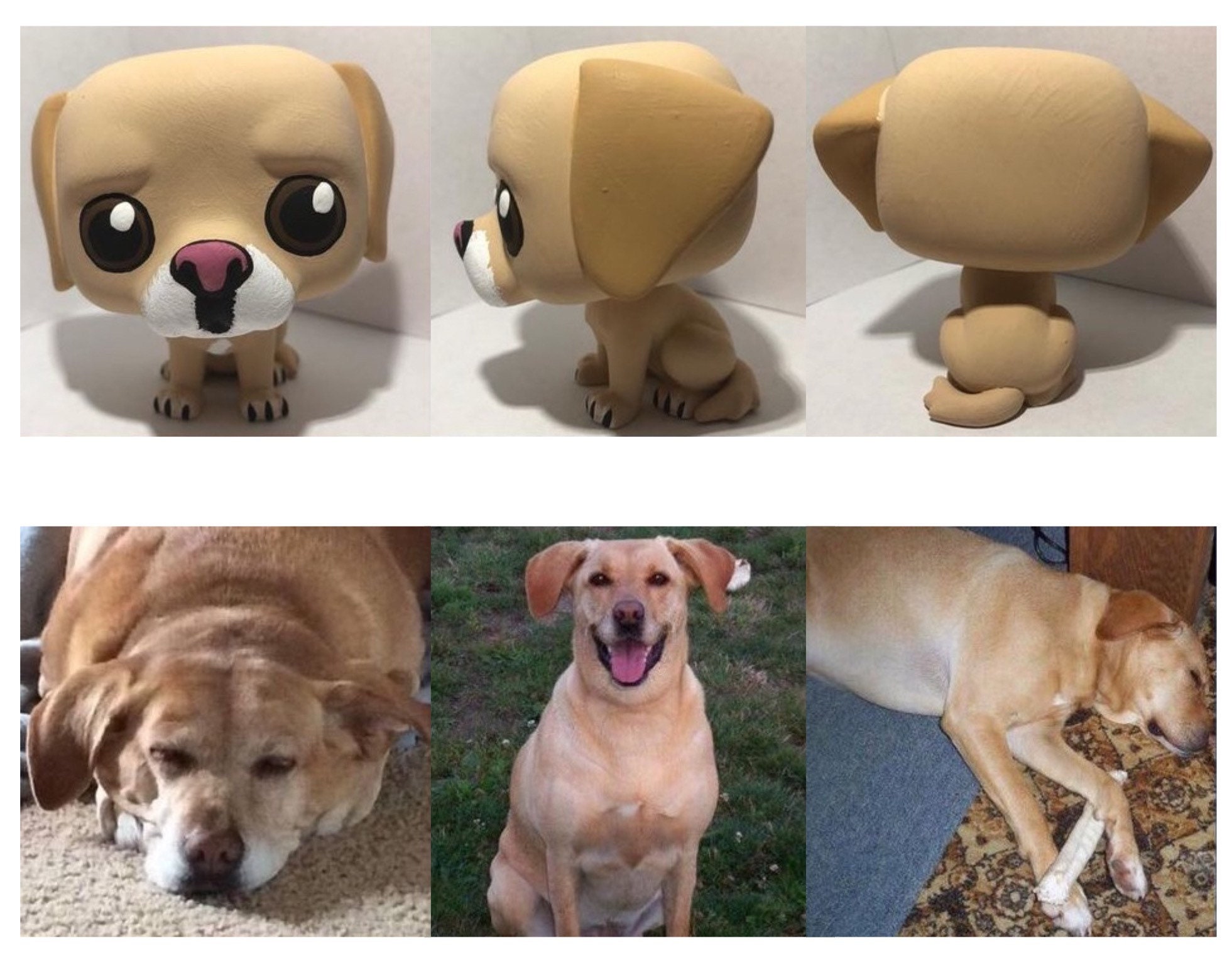Labrador Custom Pop Pet Made to Order Funko Art Dog | Etsy