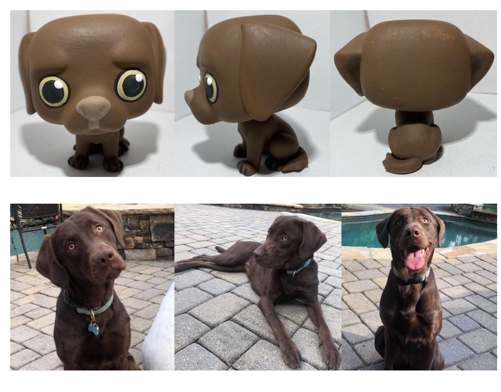 Labrador Custom Pop Pet Made to Order Funko Art Dog | Etsy