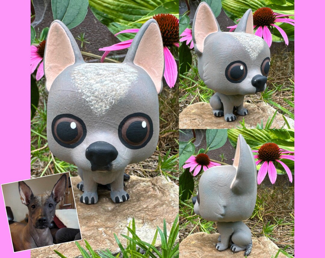 Xoloitzcuintli Figurine, Xolo Art, Xoloitzcuintli Dog, Xolo Painting ...