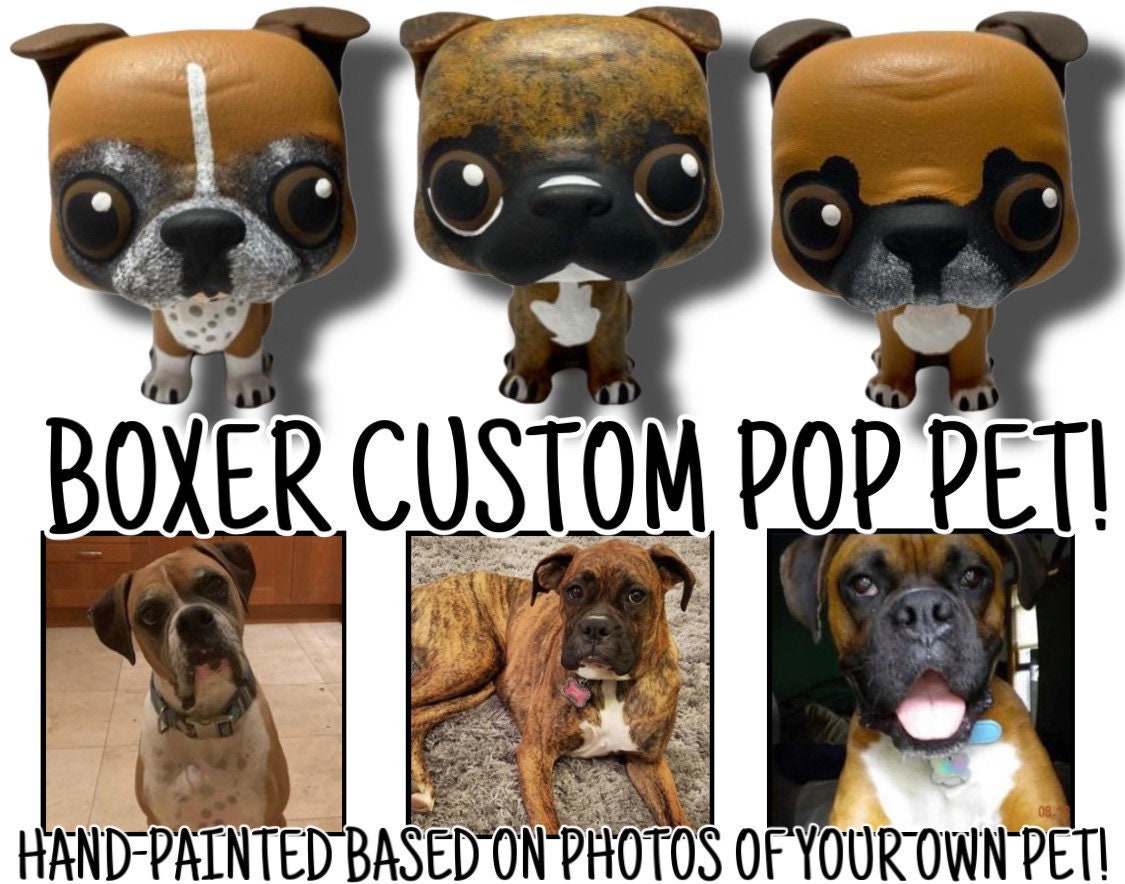 Boxer Custom Pop Custom Funko Pop Boxer Art Gifts for Boxer - Etsy