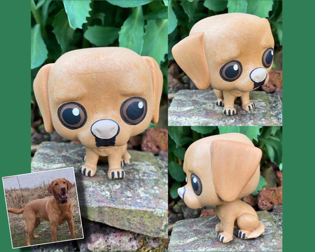 Labrador Retriever Figurine, Labrador Painting, Lab Lovers, Lab Art ...