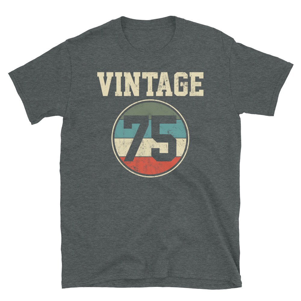 1975 Birthday Vintage 75 Years Shirt - Etsy