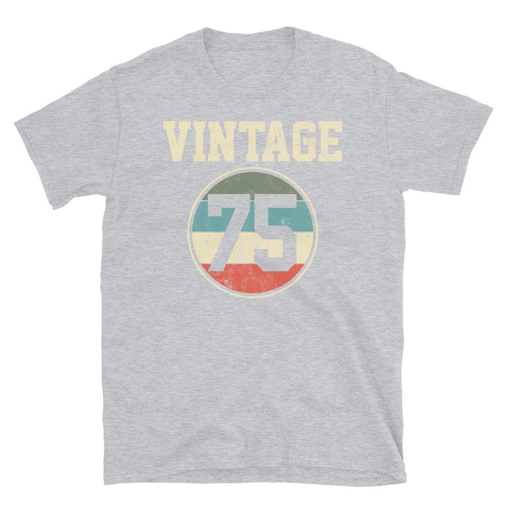 1975 Birthday Vintage 75 Years Shirt - Etsy