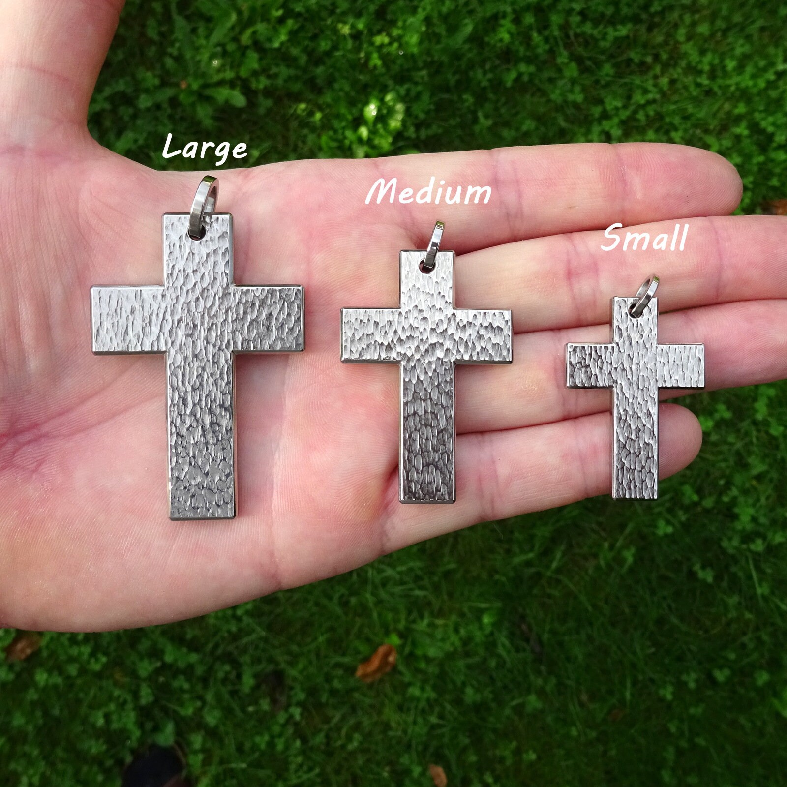 Titanium Cross M - Etsy