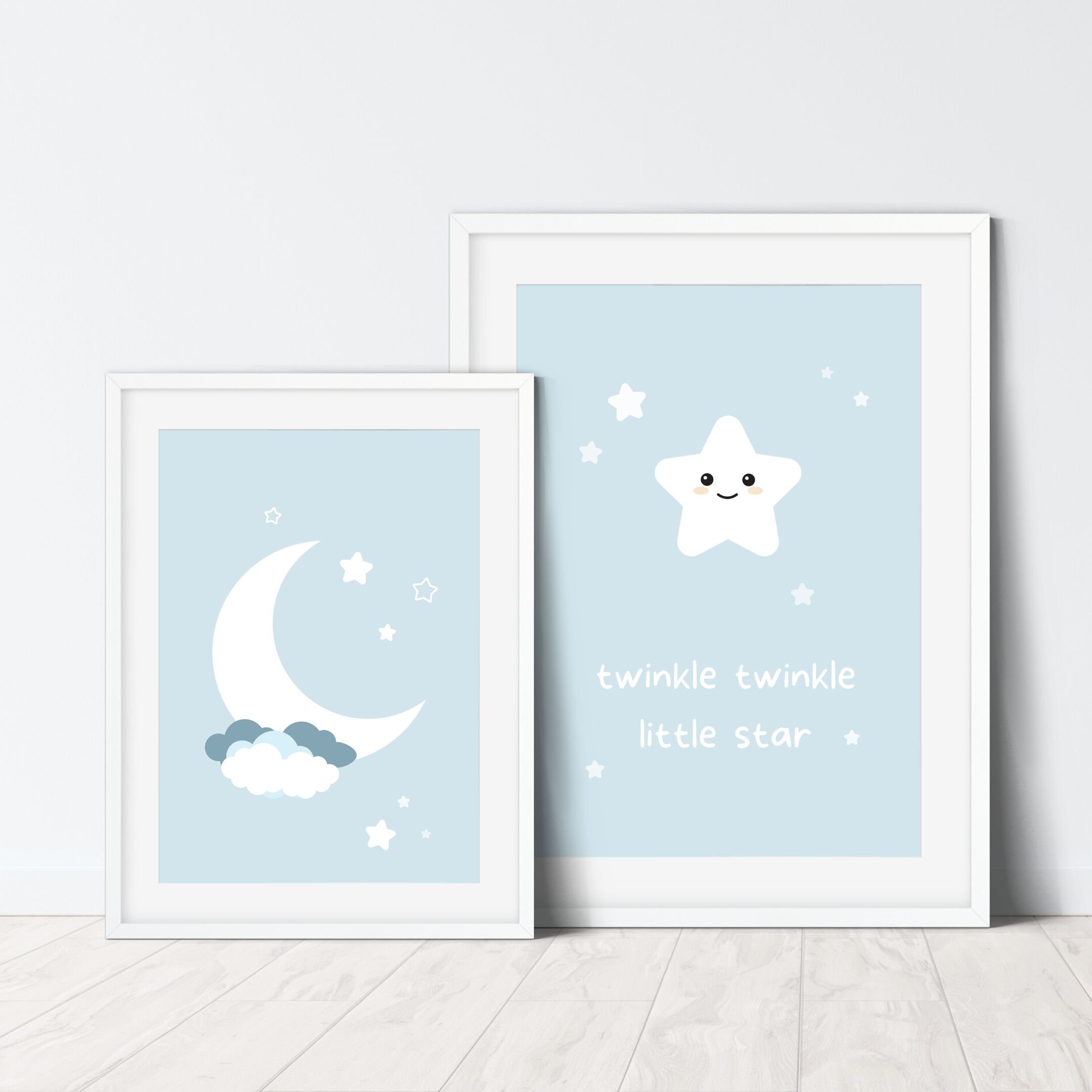 Twinkle Twinkle Little Star, Star, Moon, Printable Nursery, Nursery ...