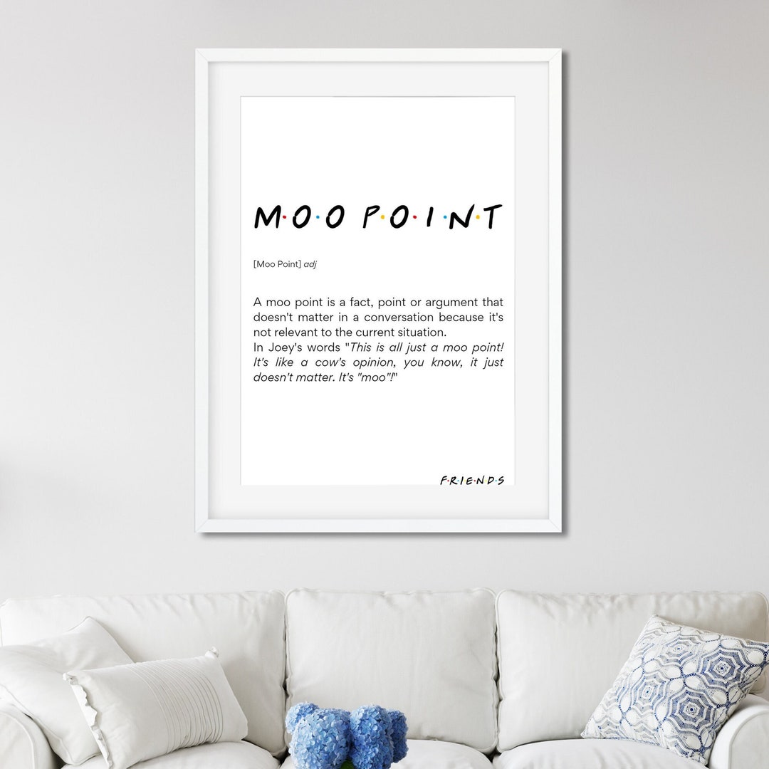 Friends, Friends Tv Show, Moo Point, Joey, Joey Tribbiani, Friends ...