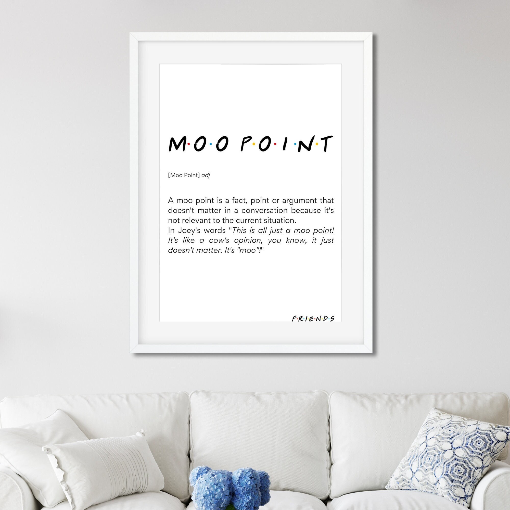 Friends, Friends Tv Show, Moo Point, Joey, Joey Tribbiani, Friends ...