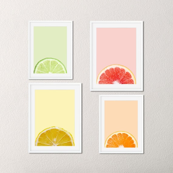 Fruits Printables Fruits Citrus Lemon Lime Orange Blood - Etsy