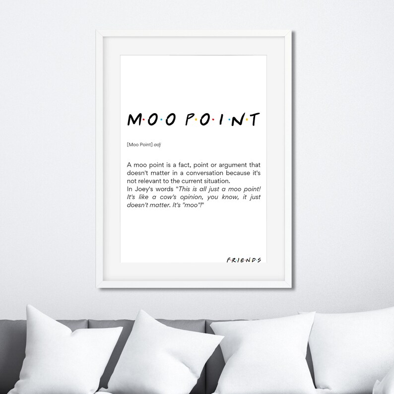 Friends, Friends Tv Show, Moo Point, Joey, Joey Tribbiani, Friends ...