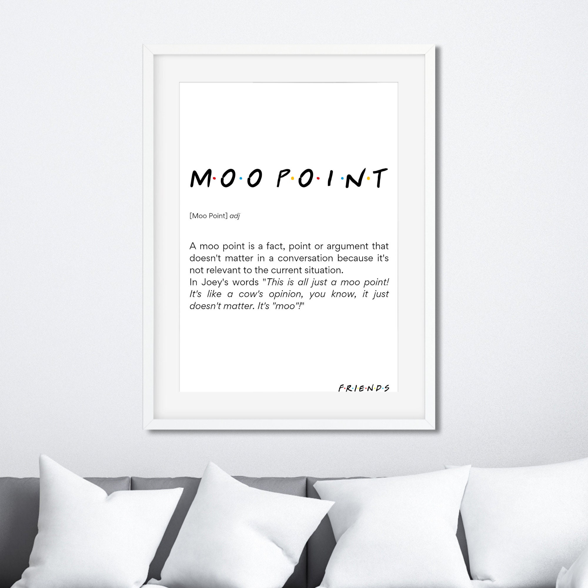 Friends, Friends Tv Show, Moo Point, Joey, Joey Tribbiani, Friends ...