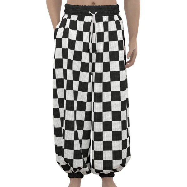 Checkered Baggy Pants - Etsy