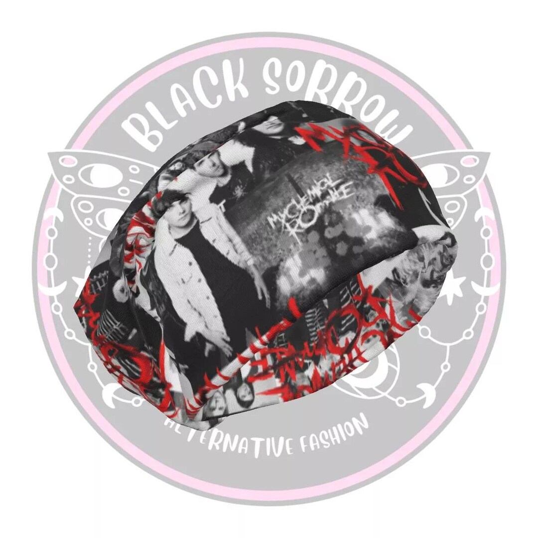 My Chemical Romance Oversized Slouch Beanie Mcr Skull Hat - Etsy