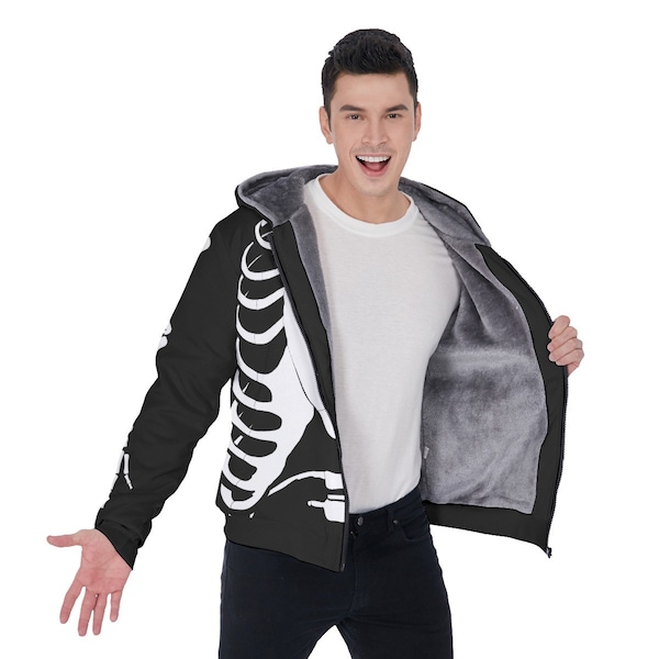 Skeleton Rib Cage Hoodie - Etsy