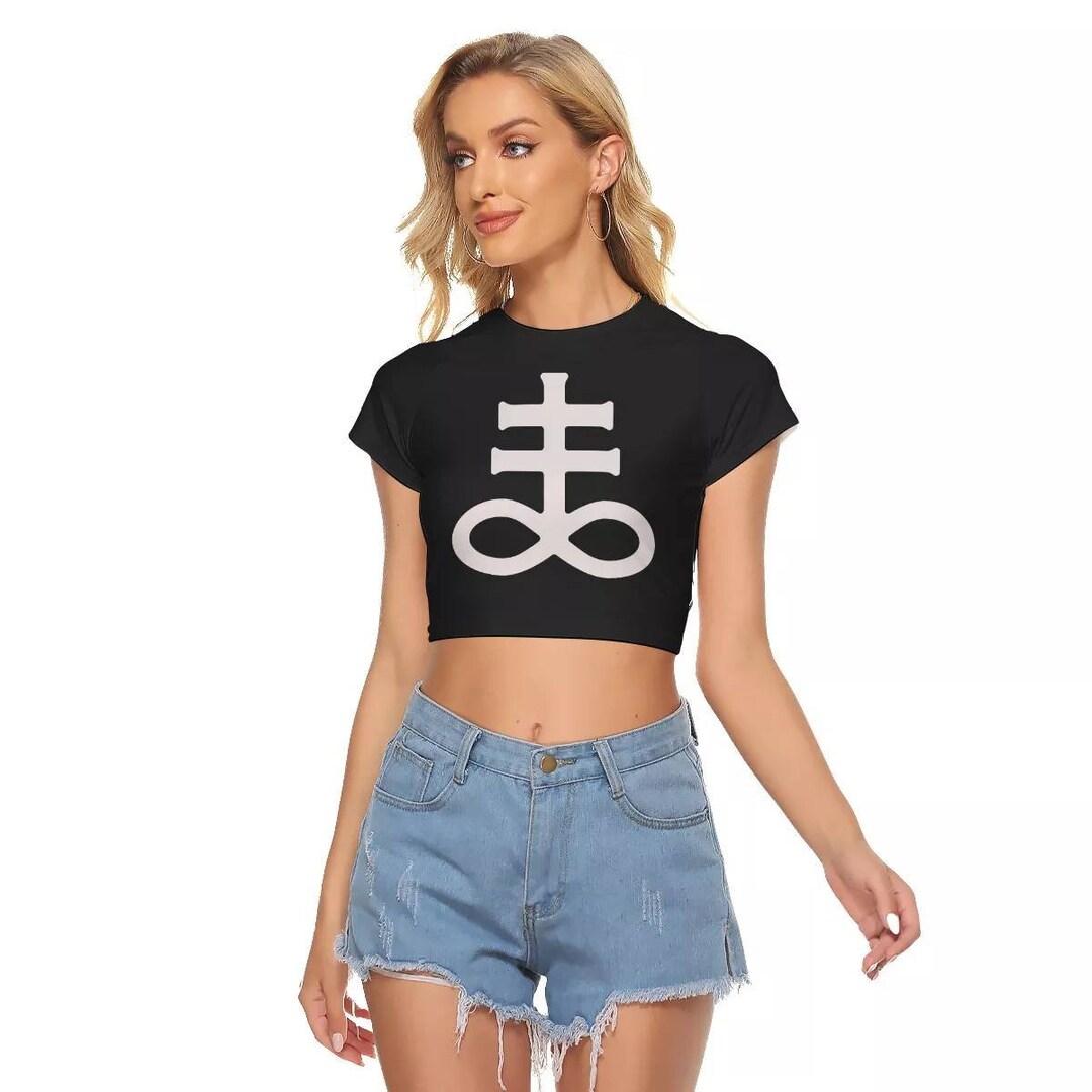 Goth Crop Crop, Goth Clothing, Alt Clothing, Goth Tshirt, Leviathan ...