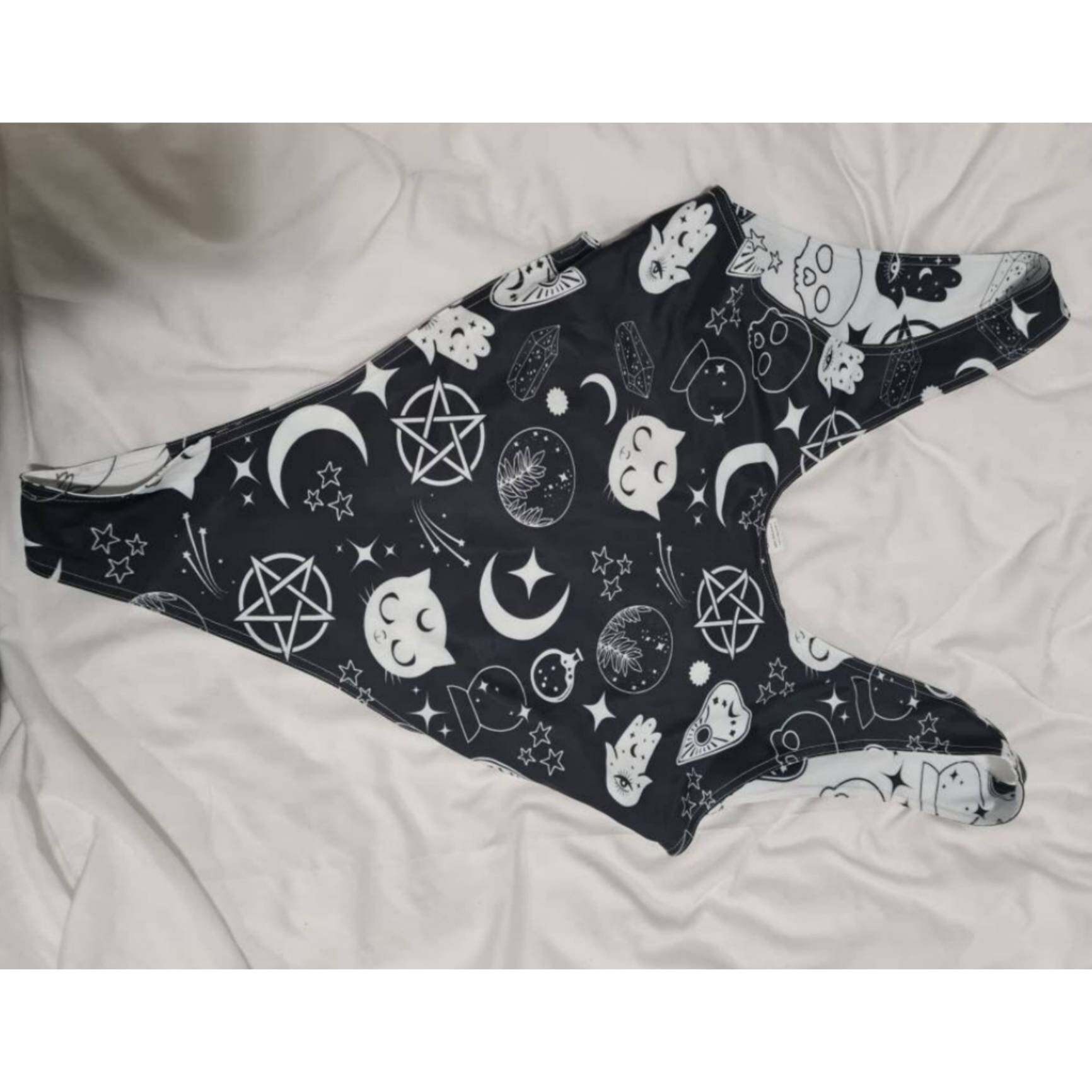 Celestial Swimsuit Goth Swimwear Witchy Swimming Costume - Etsy