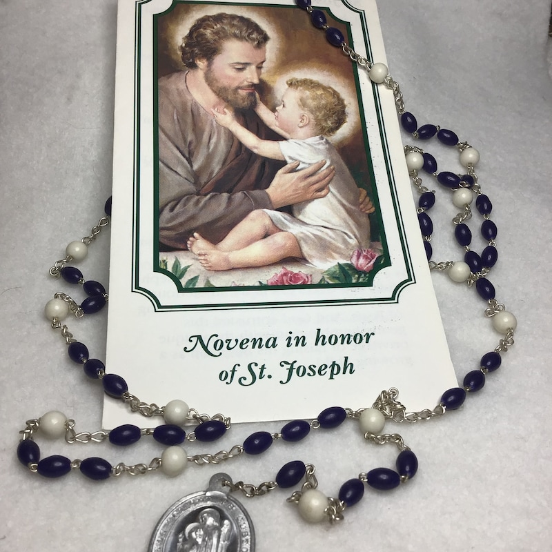 St Joseph Rosary - Etsy
