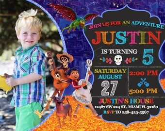 Coco Invitation Coco Birthday Invitation Fiesta Invitation Coco Party ...