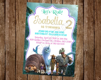 Raya and the Last Dragon Invitation Raya Invitation Raya and the Last ...