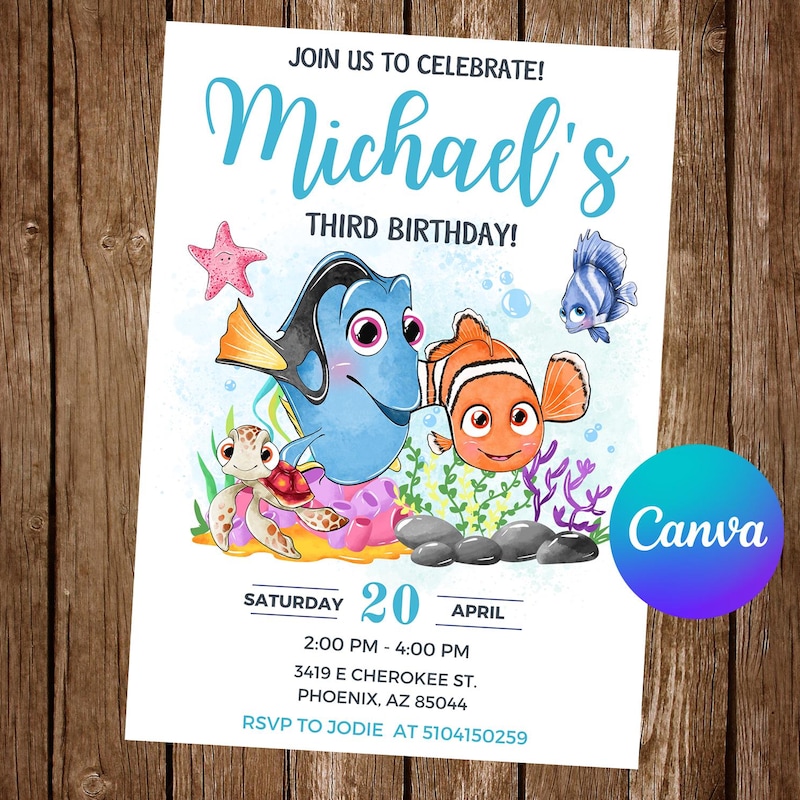 Nemo Theme Png - Etsy