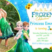 Frozen Fever Invitation Frozen Invitation Frozen Fever Birthday Party ...